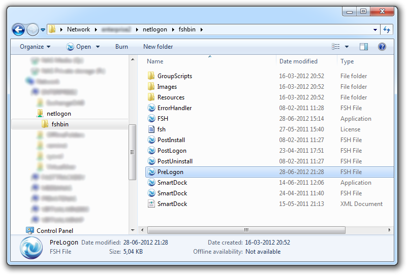 Logon Script Folder